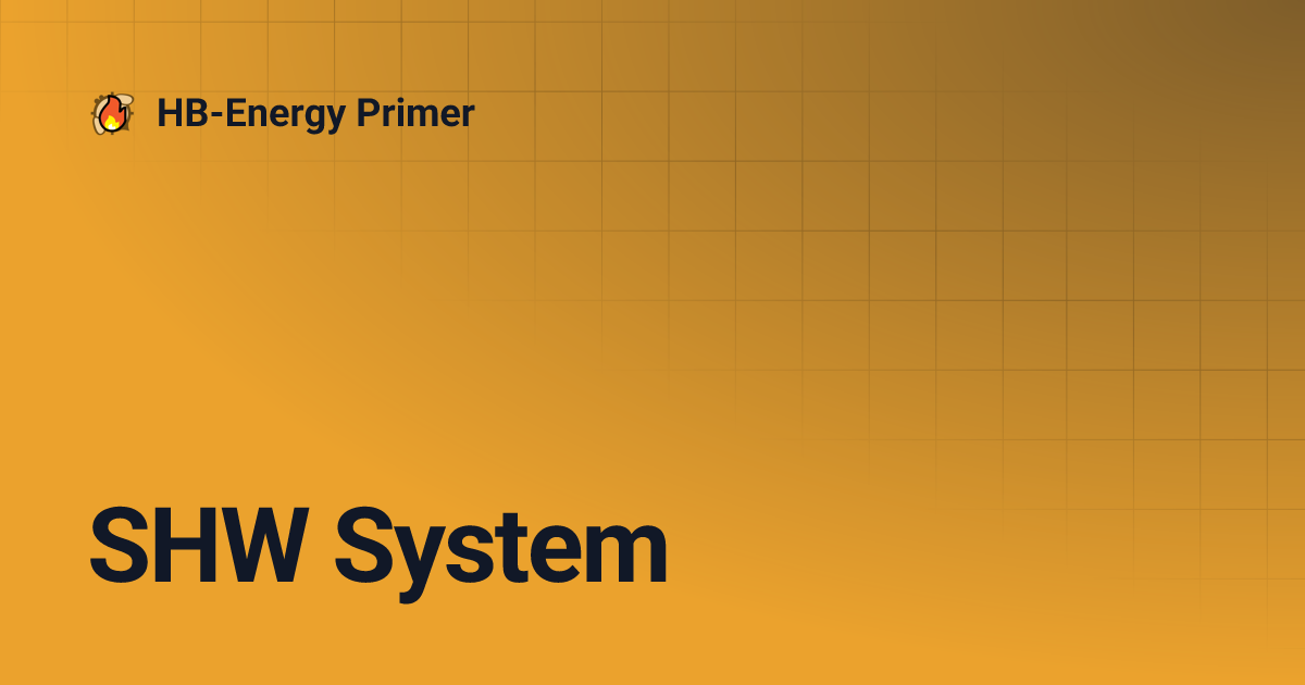 SHW System | HB-Energy Primer